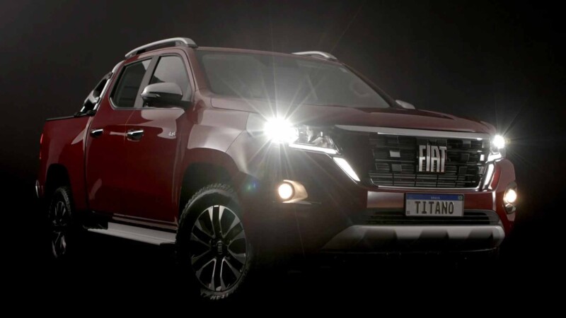 Fiat revela mais imagens da nova Titano 2025